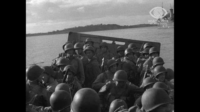UNITED STATES MARINE CORPS IN NEW ZEALAND 1942-43. MARINES ARRIVING IN ...