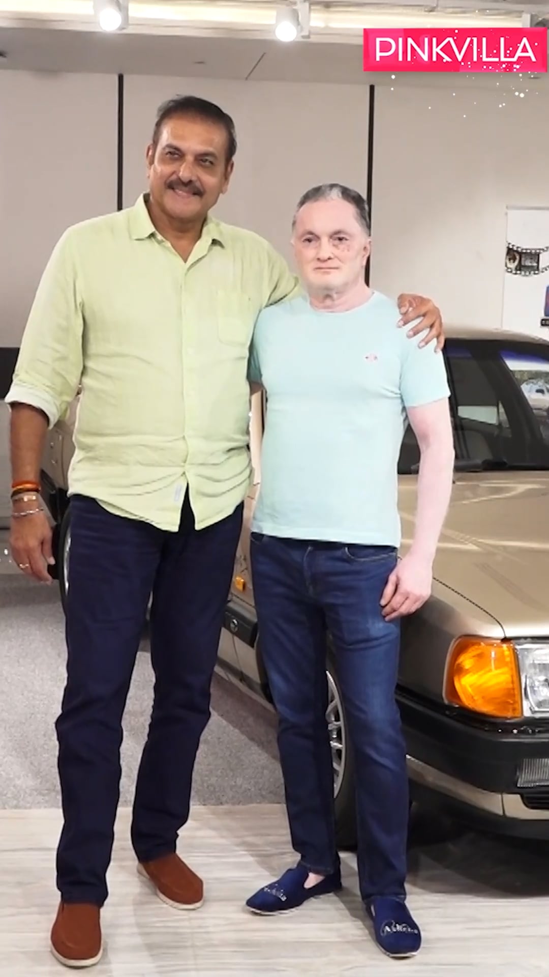 THE HANDOVER CEREMONY OF ICONIC AUDI 100 TO MR RAVI SHASTRI BY MR ...