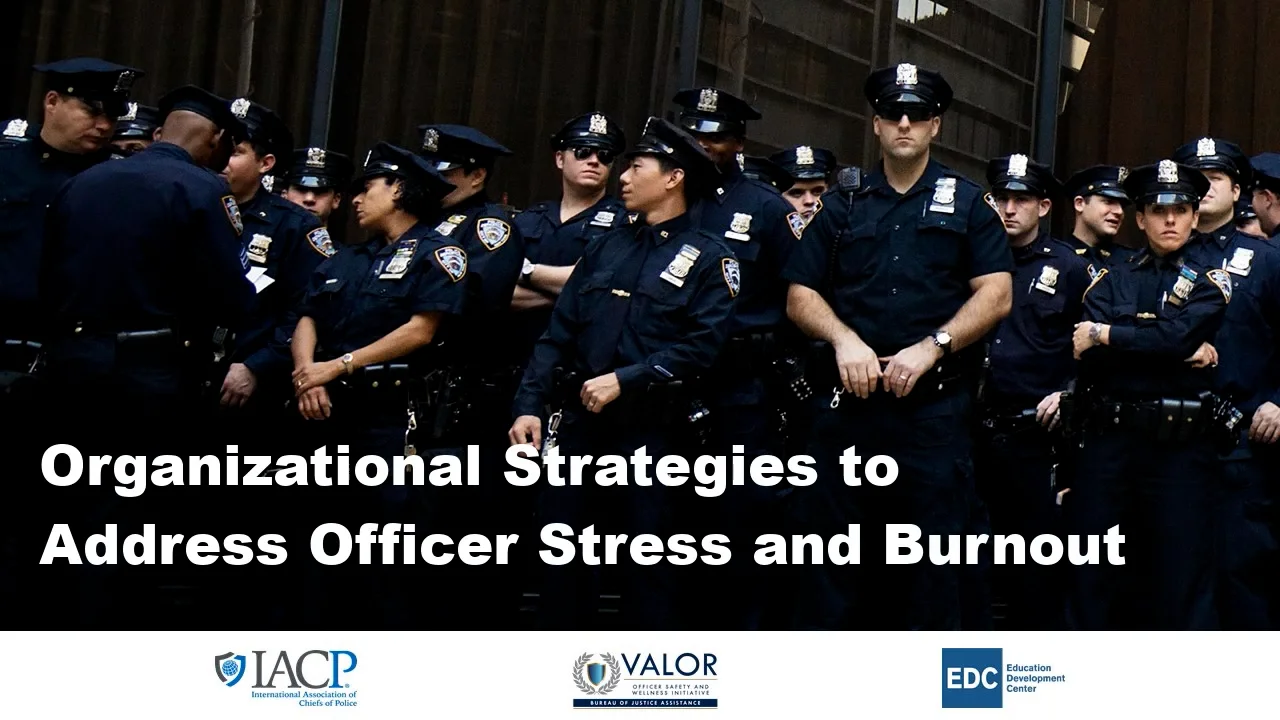 Organizational Strategies to Address Officer Stress and Burnout