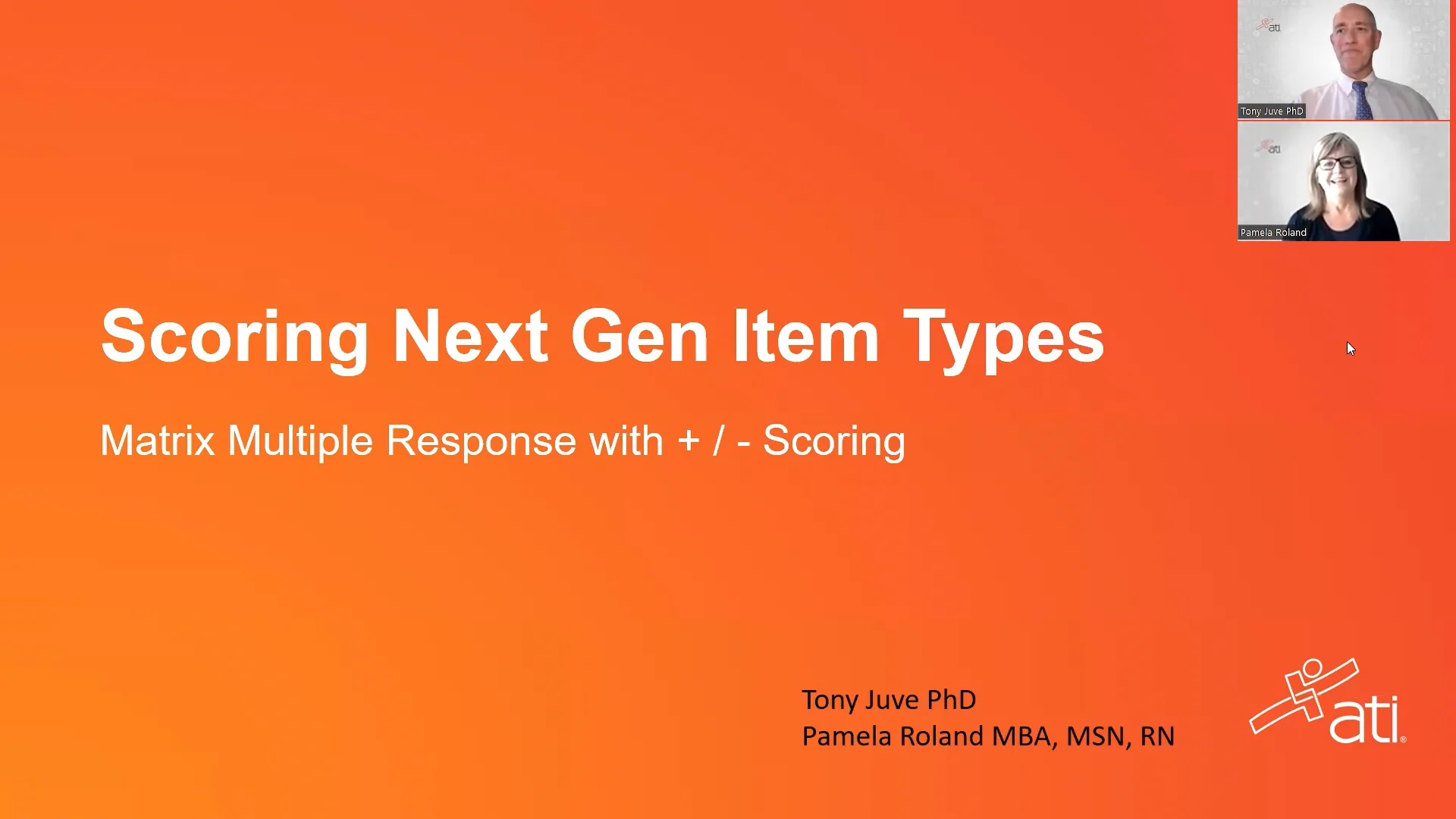 Matrix Multiple Response: +/- Scoring on Vimeo