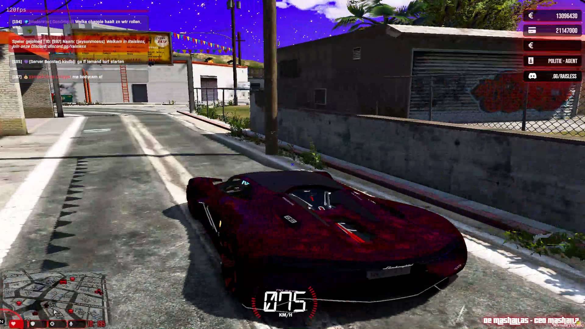 FiveM® by Cfxre - Raisless RP · V2 SOON! · Gangs en Turfs · 15 Mil ...