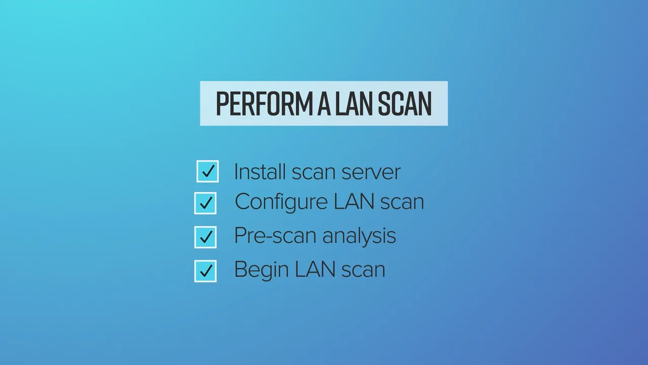 Perform a LAN Scan