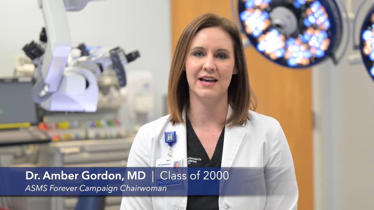 ASMS FOREVER - Dr. Amber Gordon, Class of 2000, Campaign Chairwoman on ...