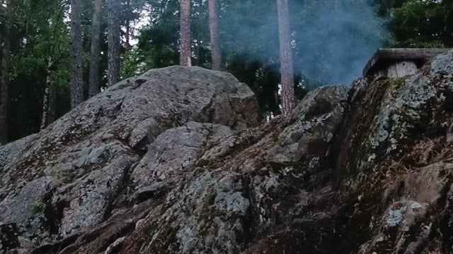 Smoke Rocks Tree Fire - Free video on Pixabay