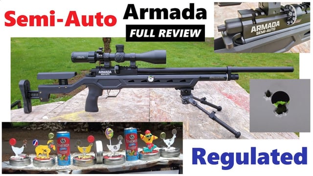 Benjamin ARMADA (Regulated) SEMI-AUTO Review + Accuracy Test .22 cal ...