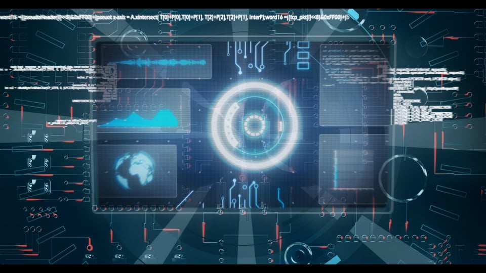 Animation of data processing and 5g over digital space Video from Pikwizard
