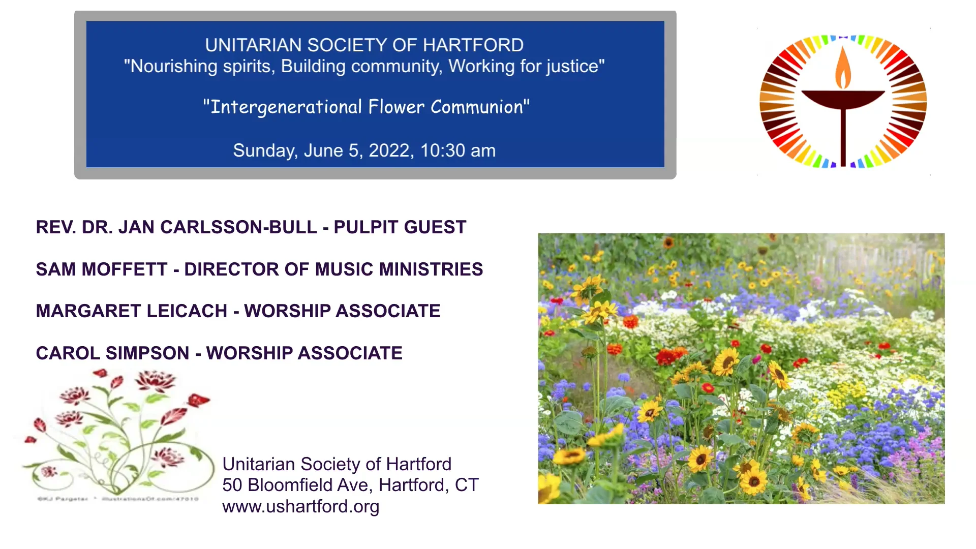 Intergenerational Flower Communion on Vimeo