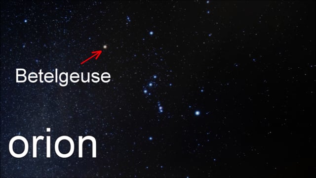 Betelgeuse Orion