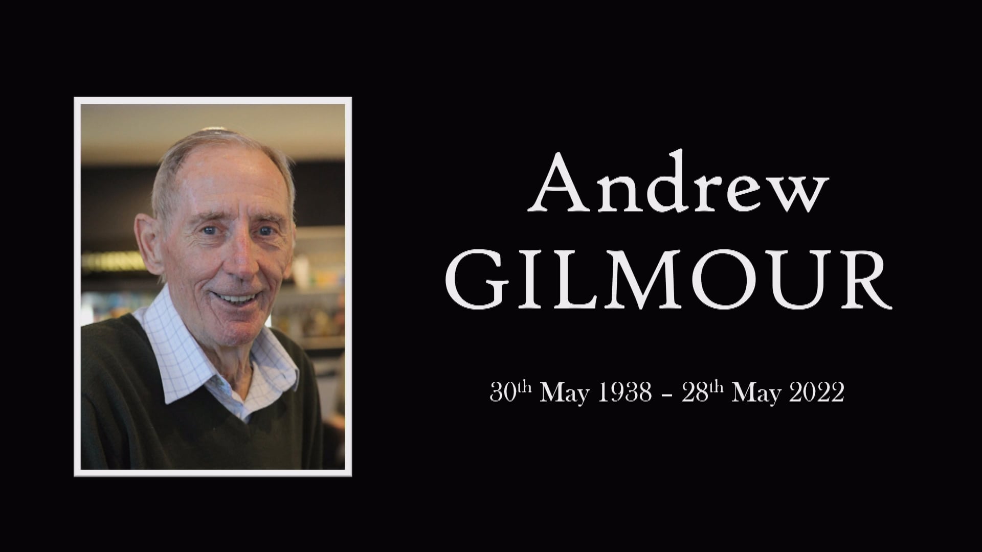 Services for Andrew Gilmour on Vimeo