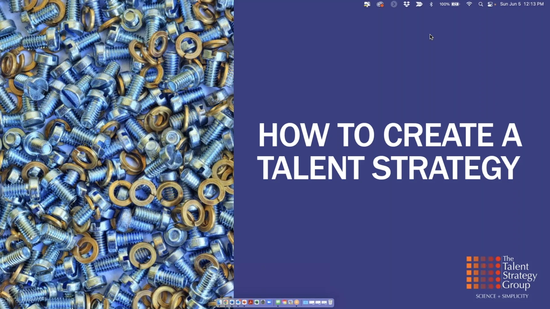 Talent Strategy Webinar - Marc Effron on Vimeo