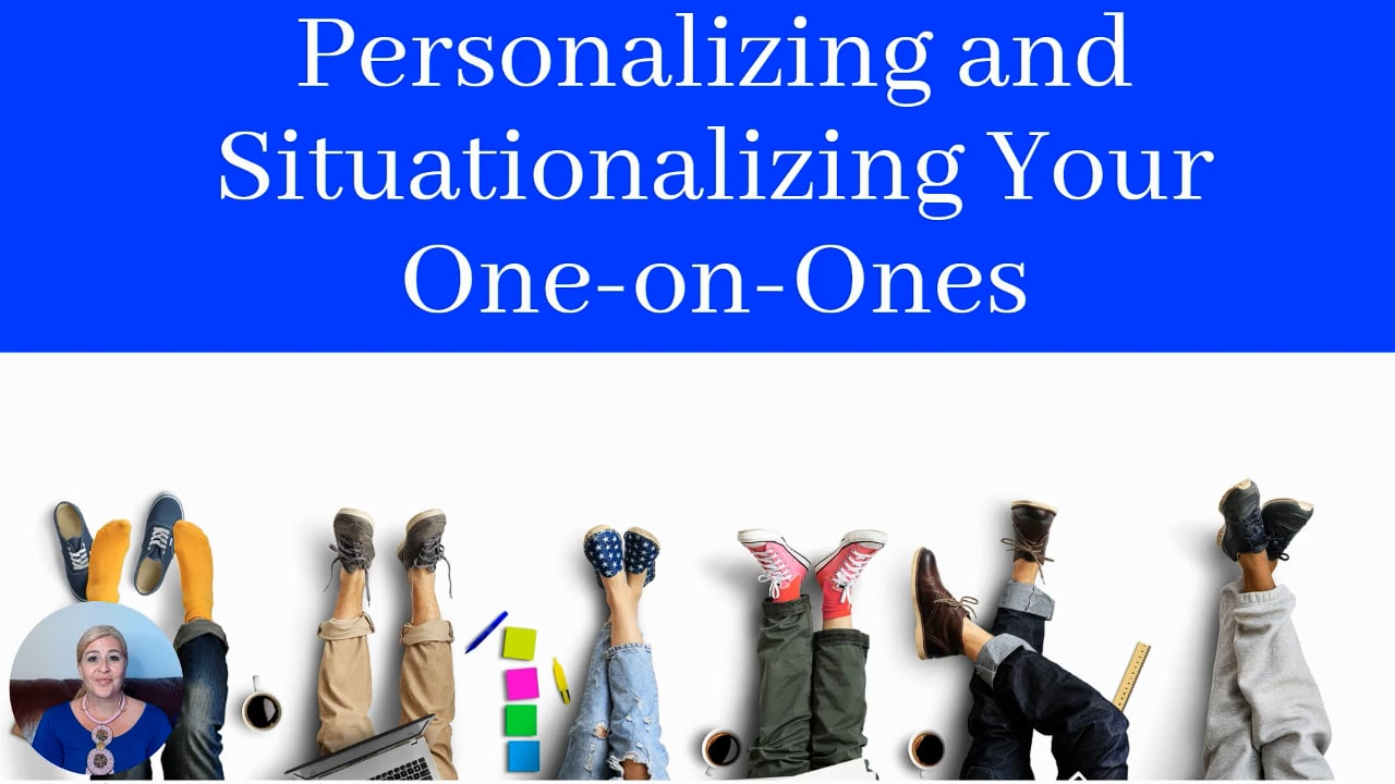 Personalizing one-on-ones - Presentation (16_9) on Vimeo