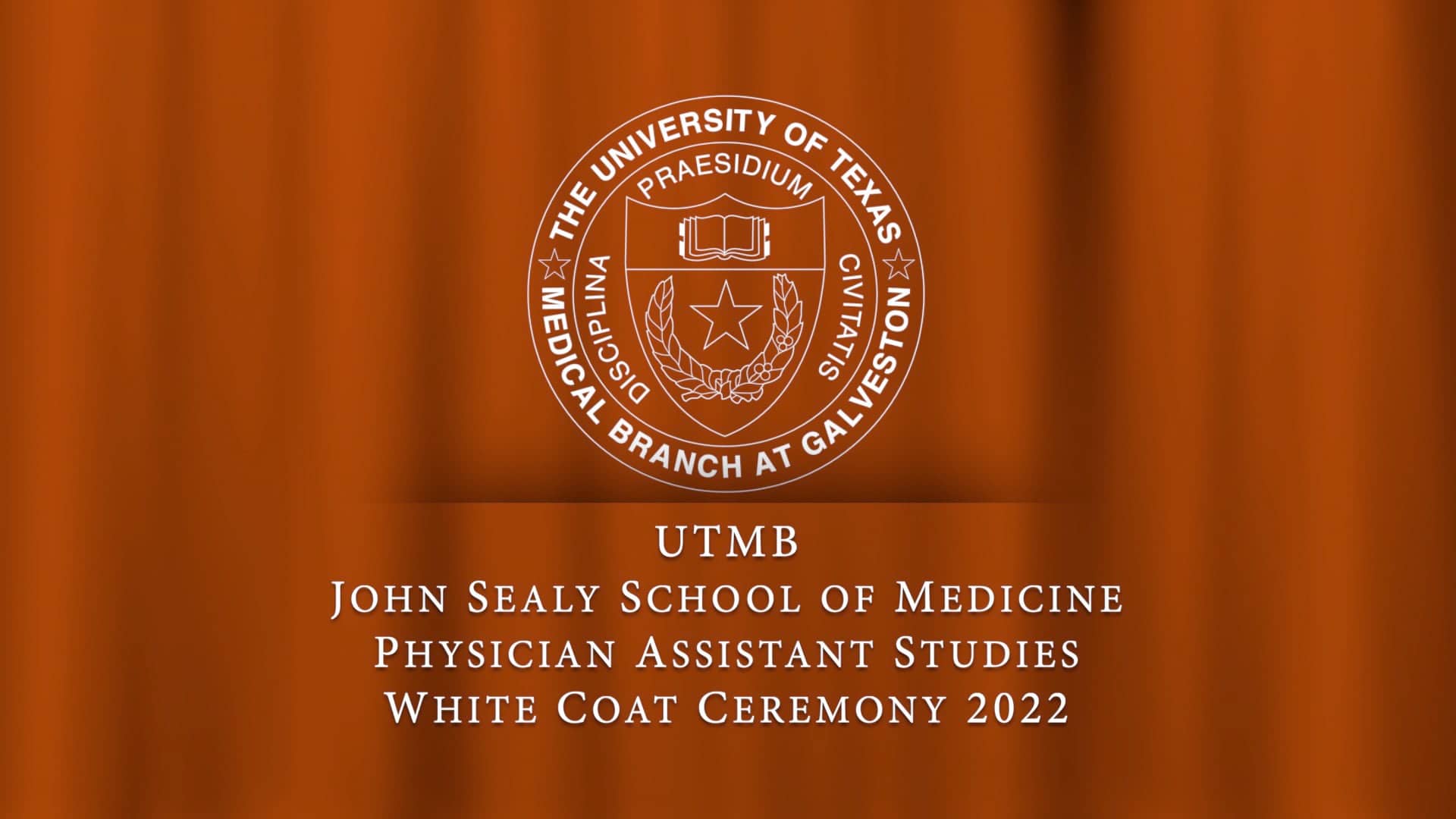 UTMB John Sealy School of Medicine Physician Assistant Studies White ...