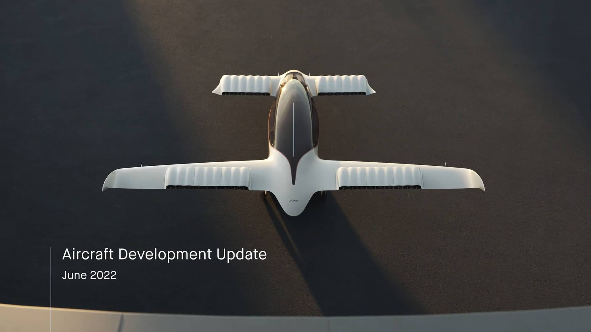 Lilium Aircraft Design Update on Vimeo