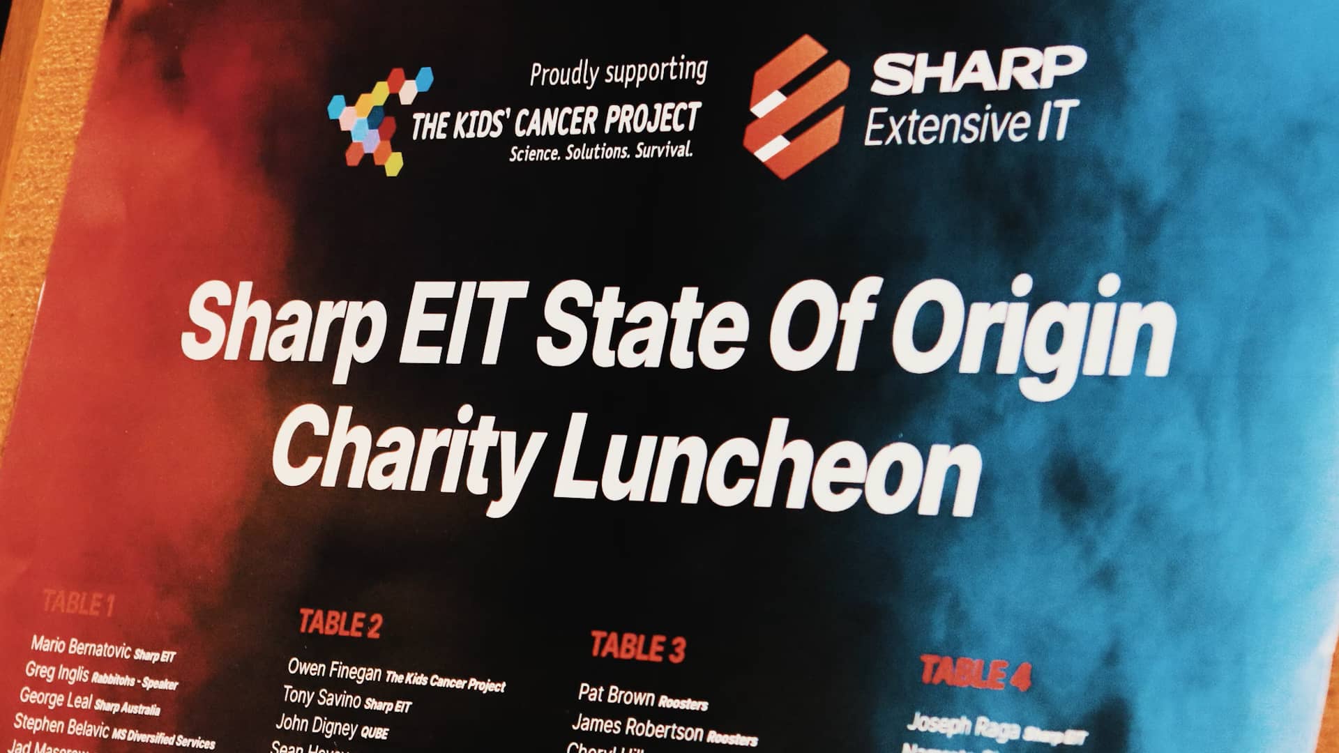 Sharp EIT State of Origin Charity Luncheon on Vimeo