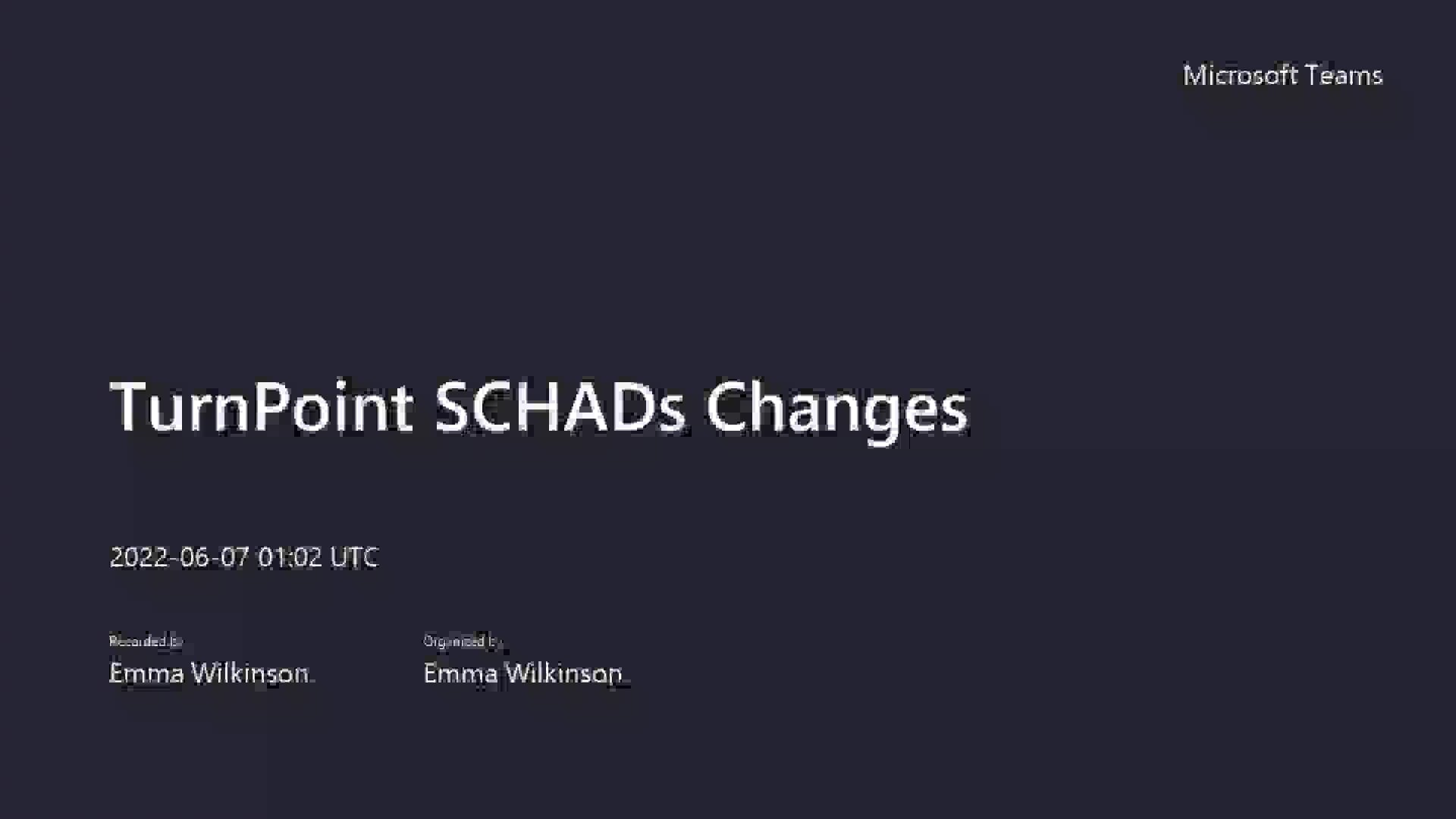 TurnPoint SCHADs Changes_7 June 2022 on Vimeo