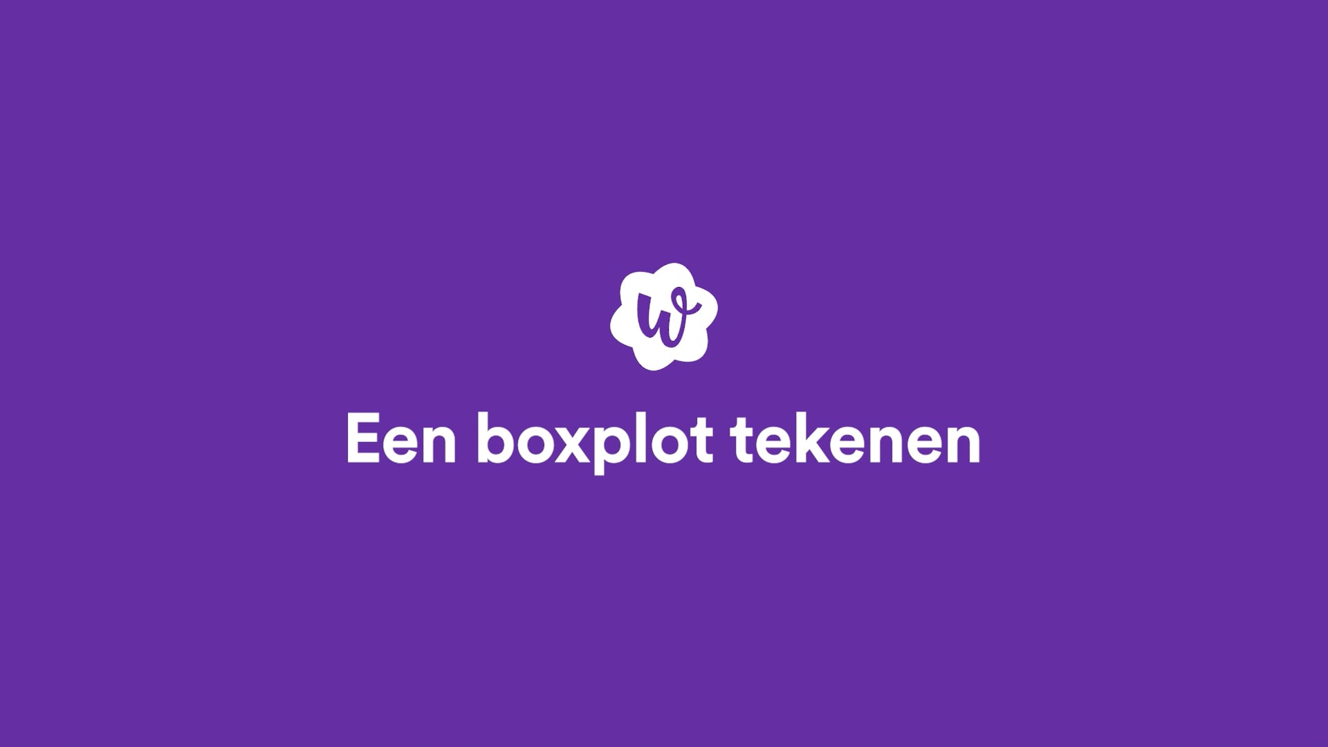 Een boxplot tekenen oefenen | StudyGo