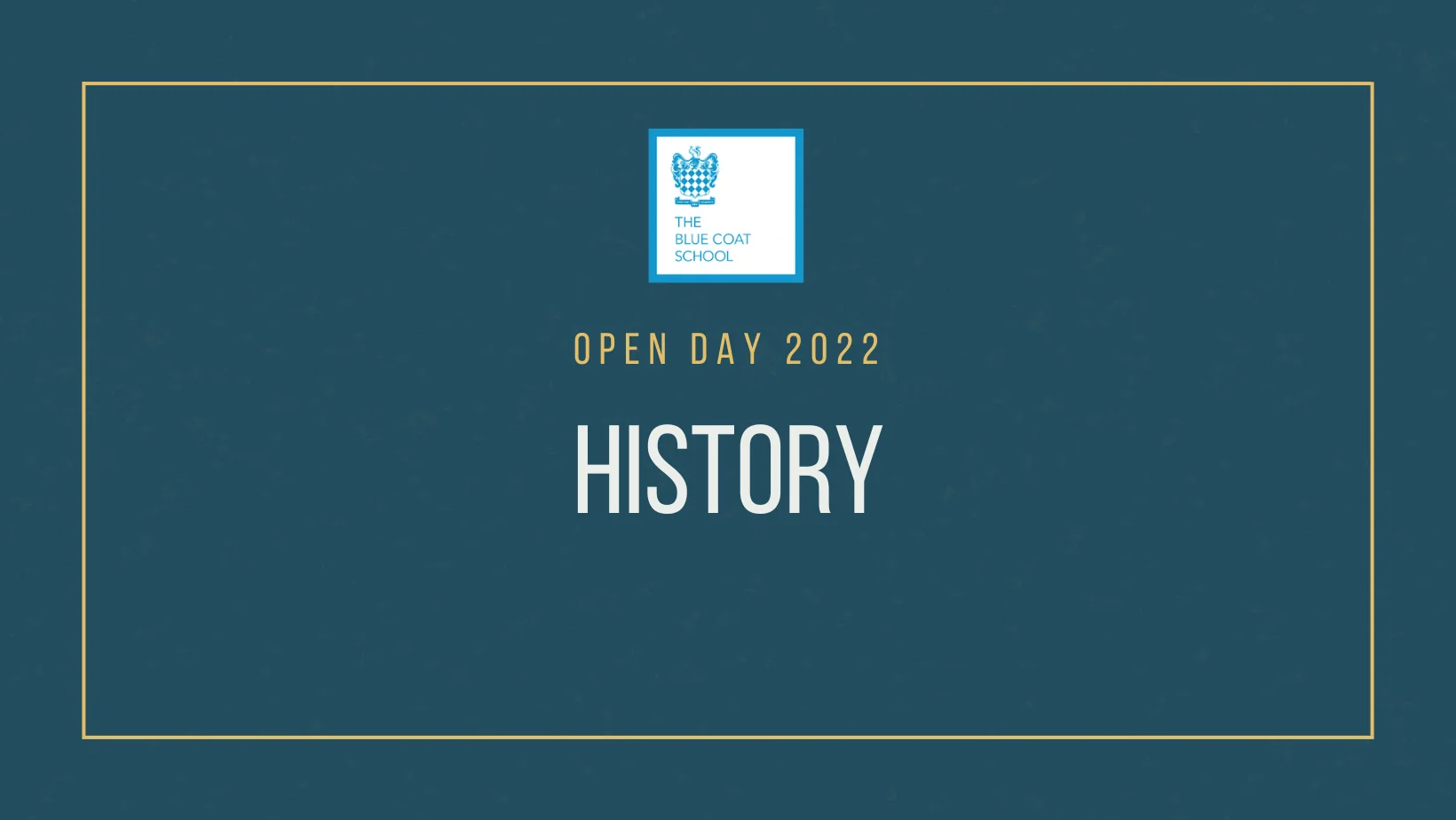 History Open Evening Video