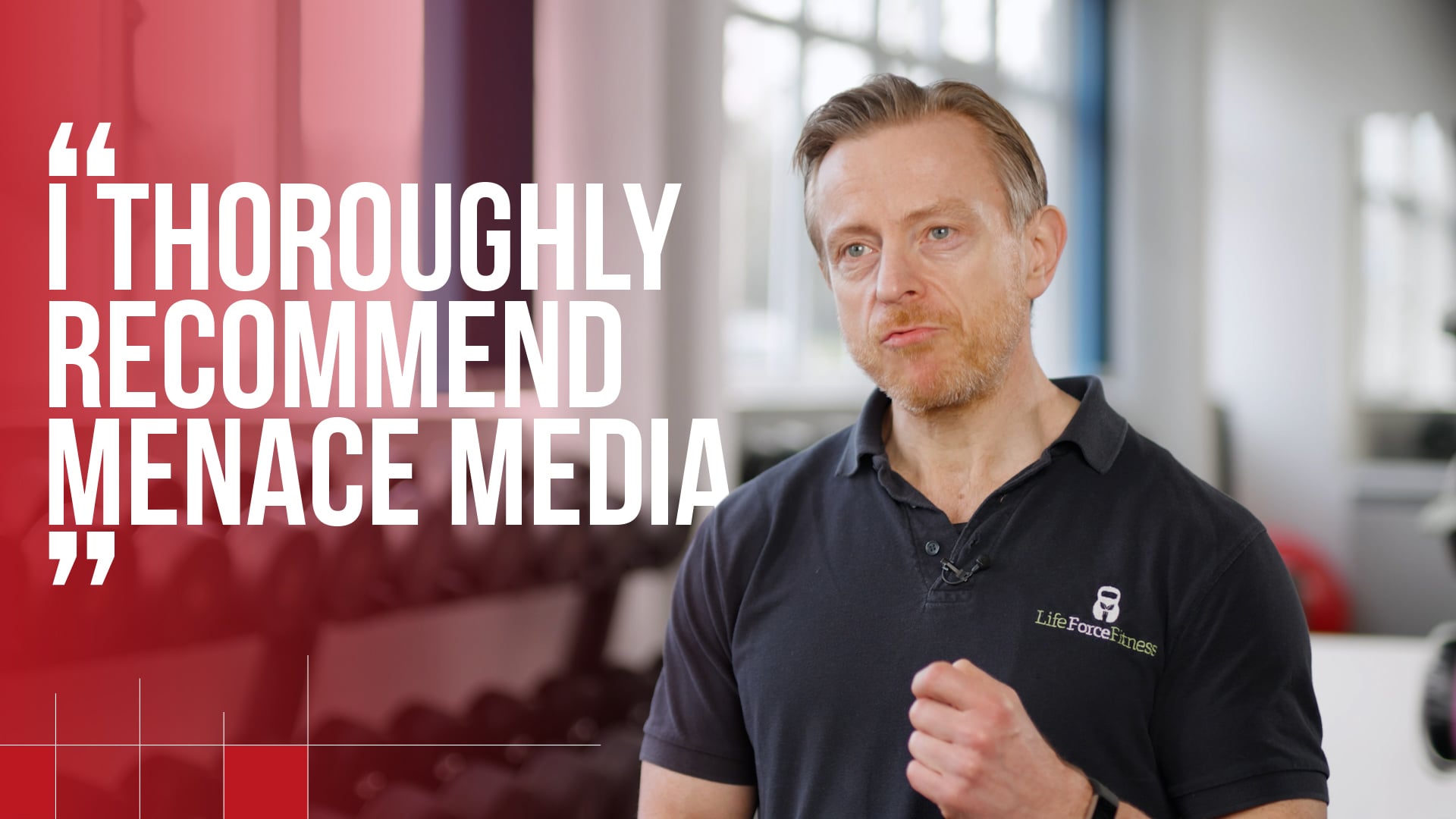 Menace Media Testimonial: Jon Bellis - Life Force Fitness on Vimeo
