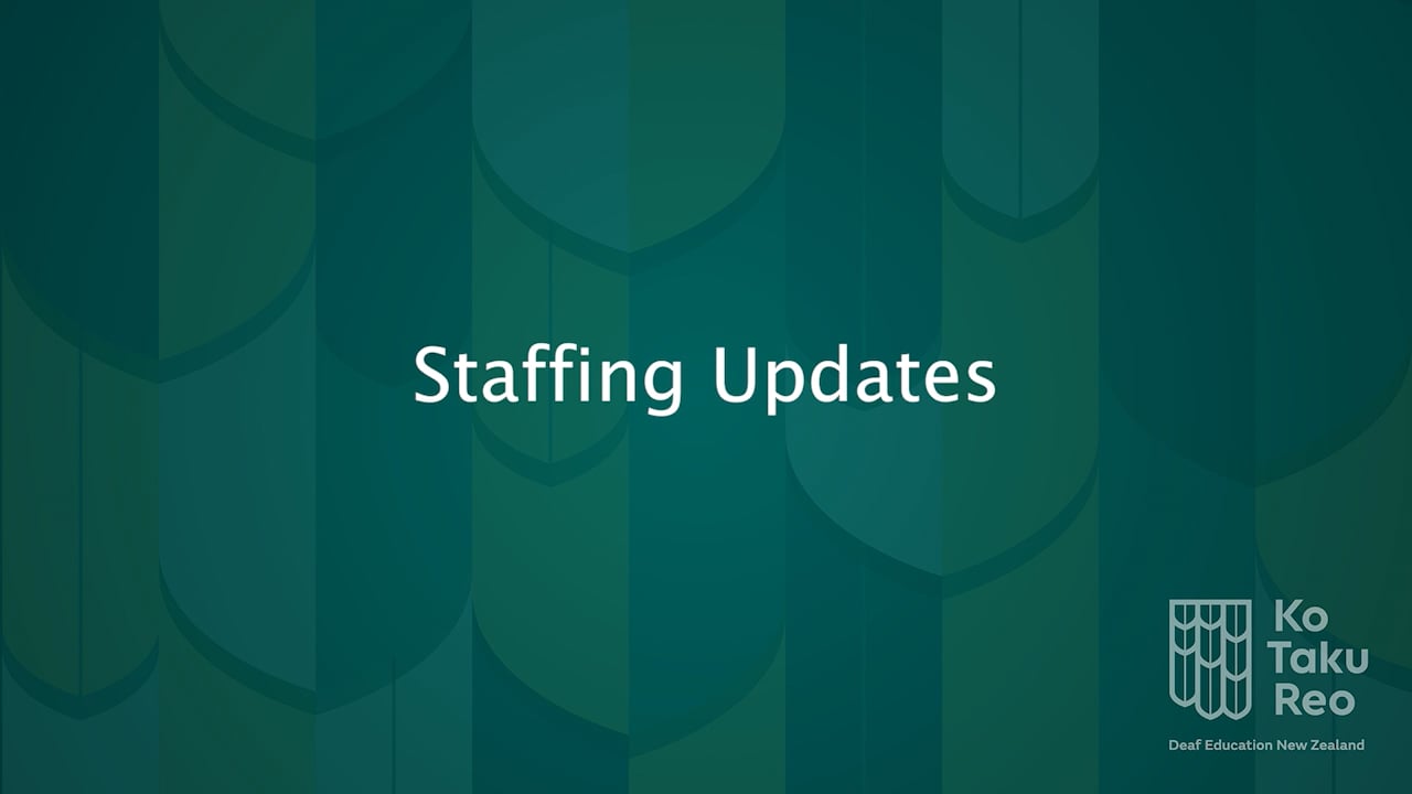 staffing updates on Vimeo