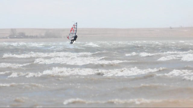 Windsurfing/Kiteboarding Keho Lake, Alberta 20090505 on Vimeo