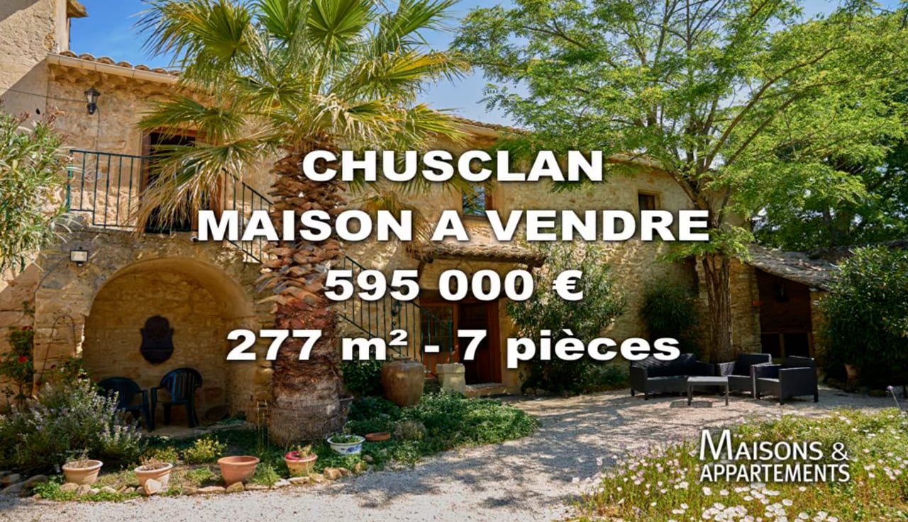CHUSCLAN - MAISON A VENDRE - 595 000 € - 277 m² - 7 pièce(s) on Vimeo