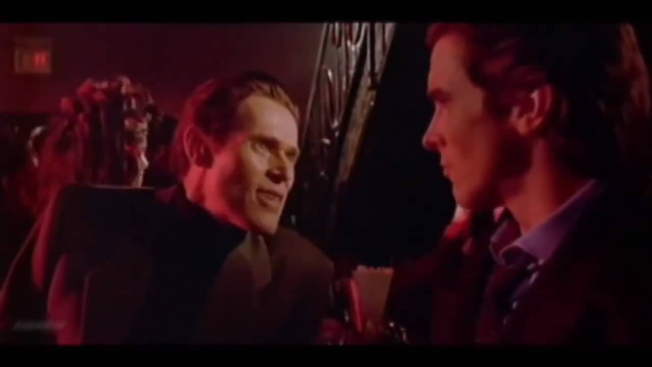 willem-dafoe-talking-to-patrick-bateman-meme-template-on-vimeo