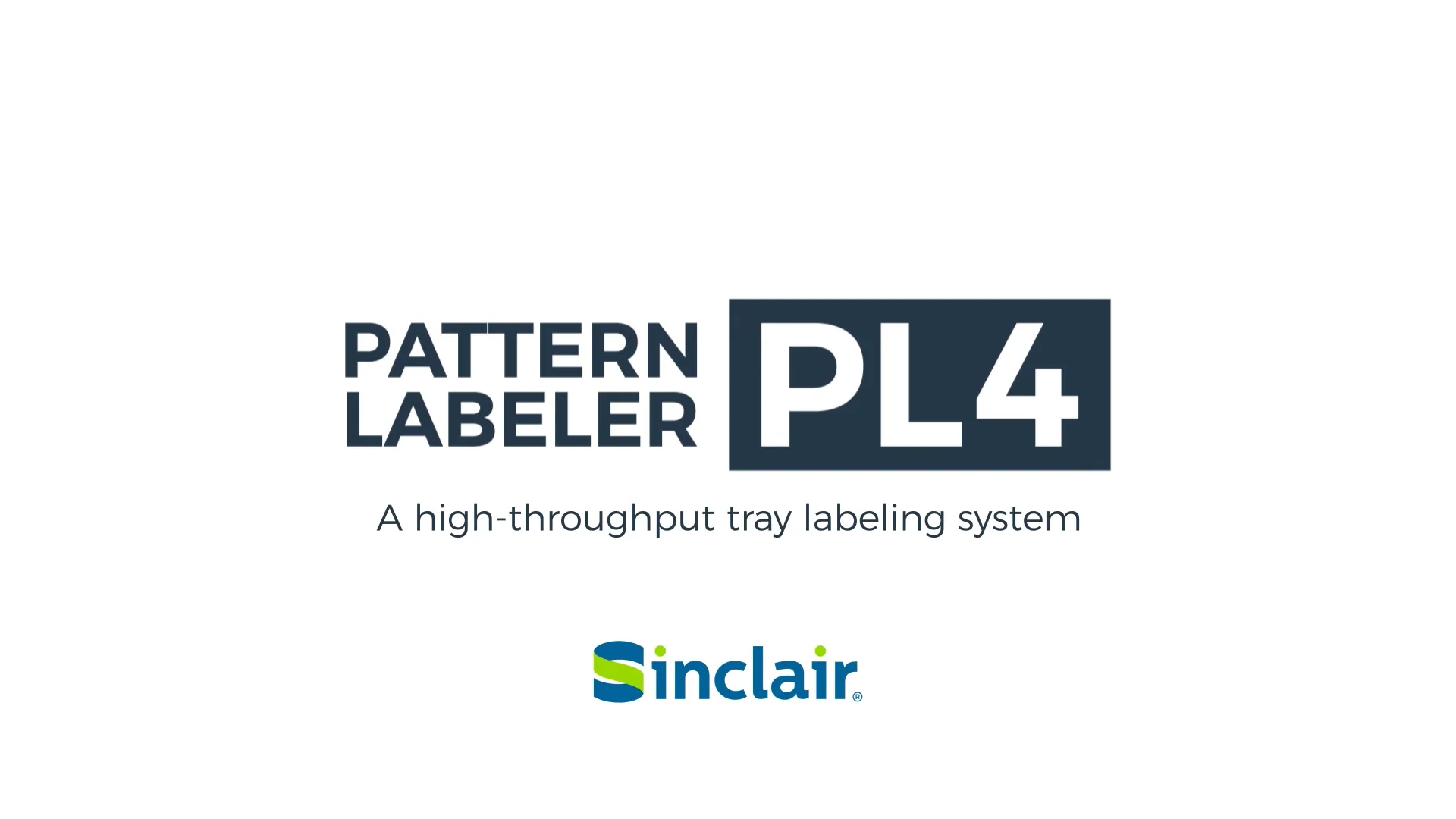 Sinclair PL4 Pattern / Tray automated, high-speed fruit labeling ...