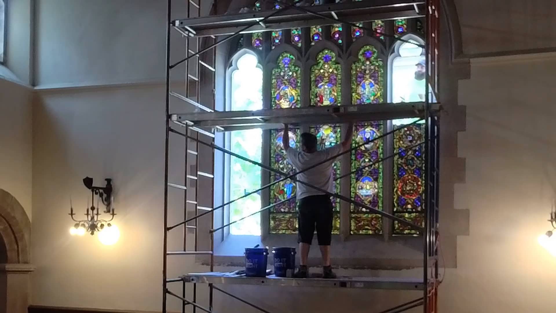Medallion Window Installation on Vimeo