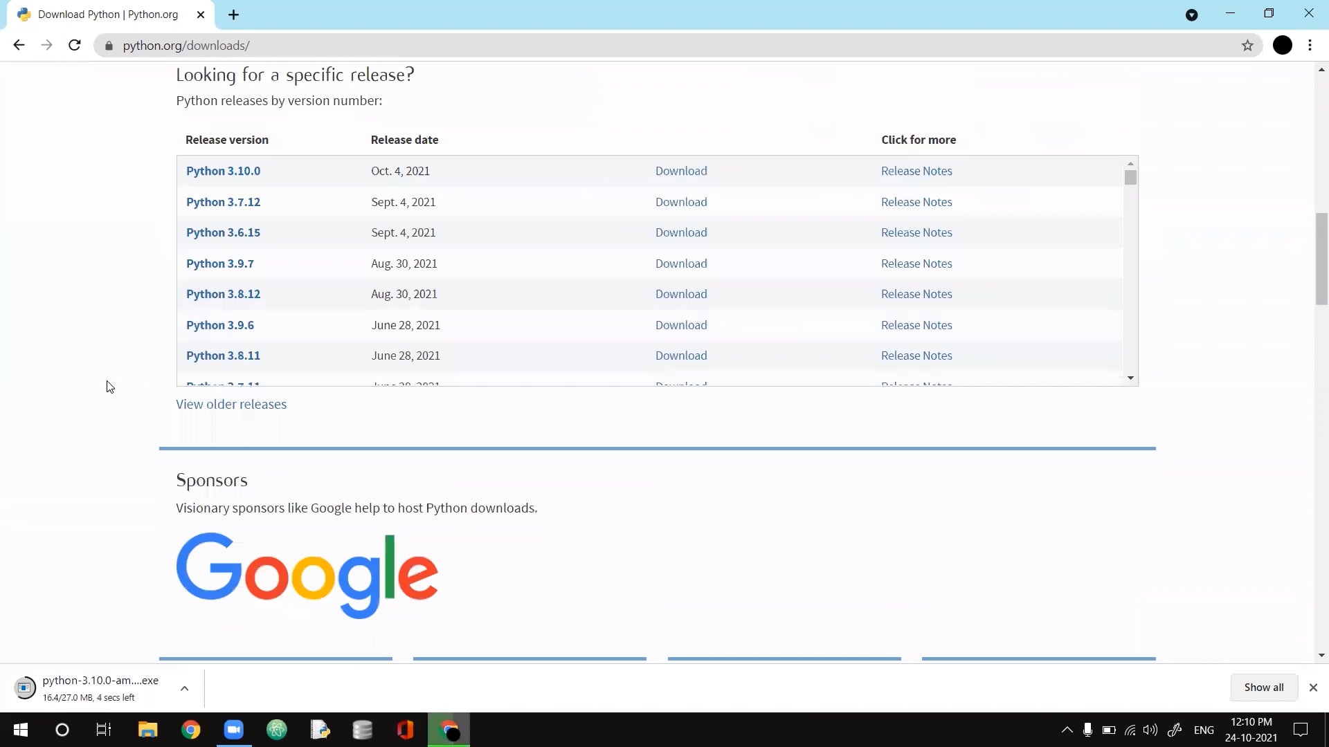 2 python installation on Vimeo
