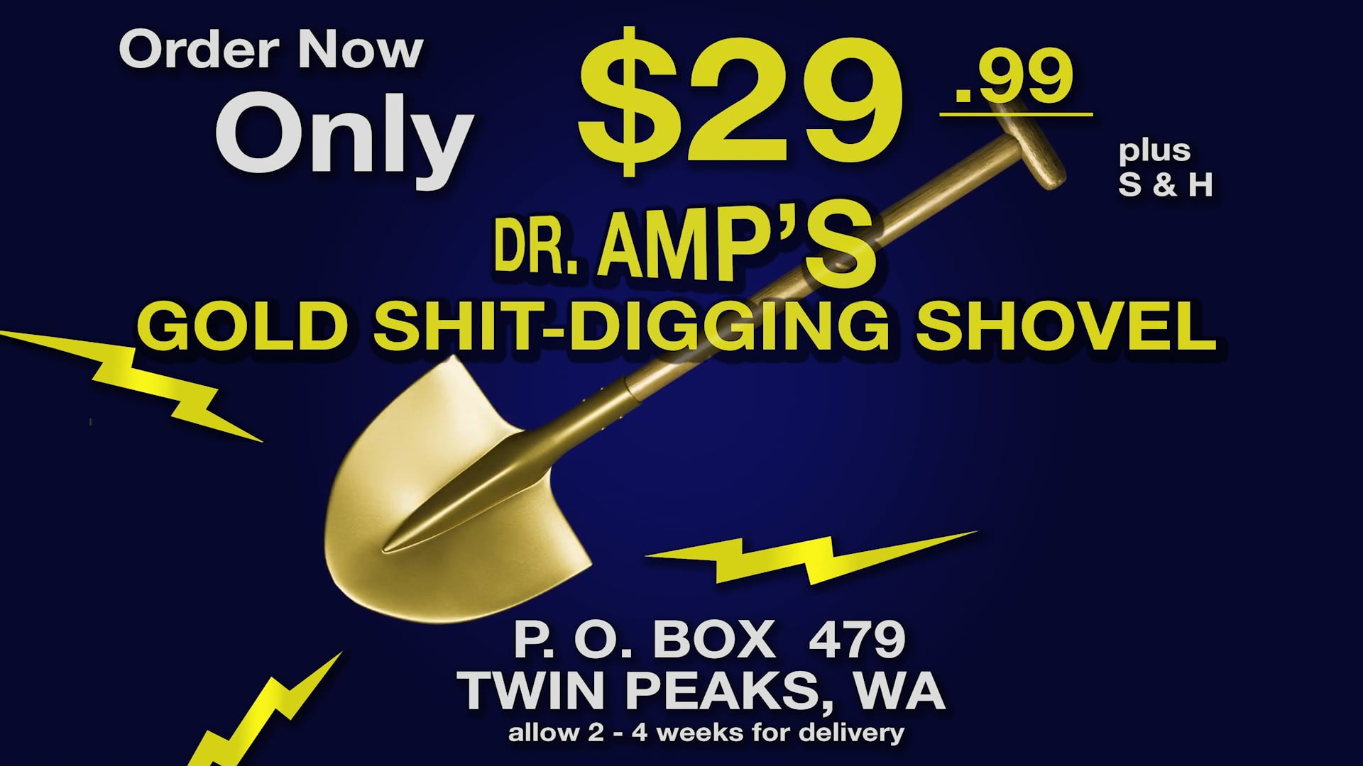 Dr. Amps Gold Shit-Digging Shovel on Vimeo