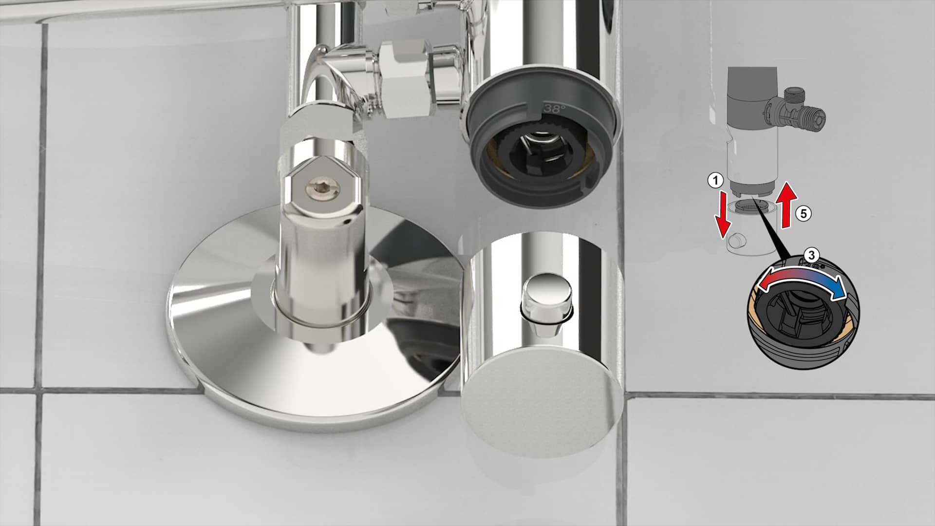 Oras Optima Hybrid - Setting fixed temperature on Vimeo