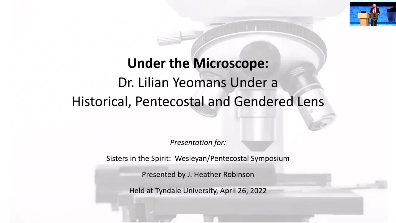 "Under the Microscope" J. Heather Robinson | 2022 Wesley Symposium on Vimeo