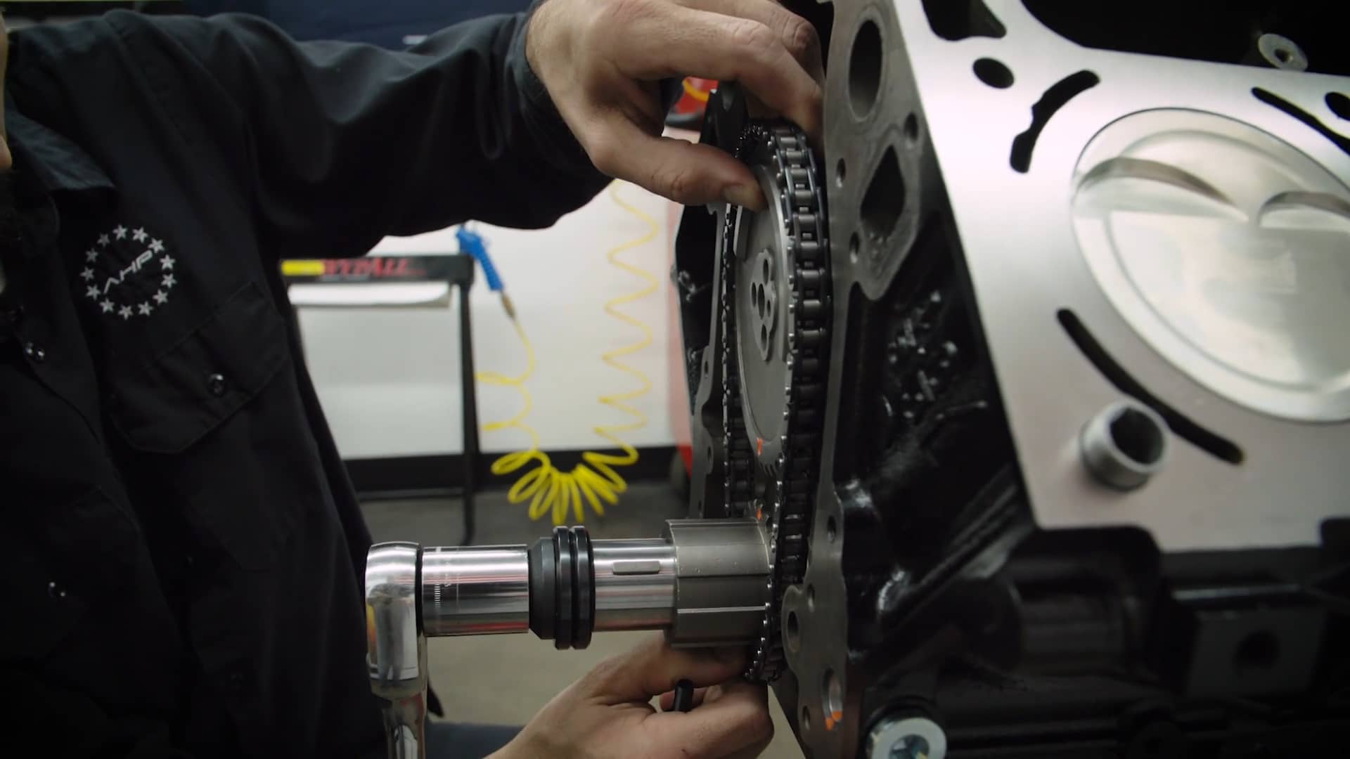 How to Install a LS Timing Set - Summit Racing LS Engine Build on Vimeo