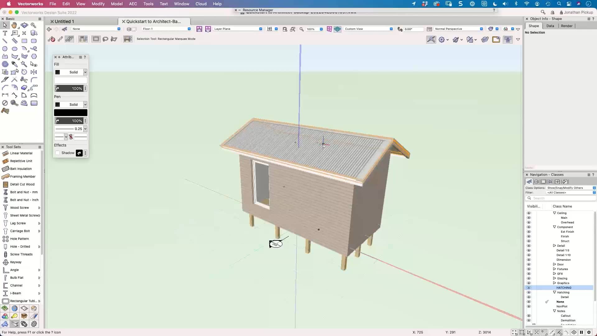 Quickstart to Vectorworks Architect Part 2 - Drawings on Vimeo