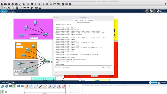 Configure the Router Interfaces - Simulate Your Network Diagram With ...