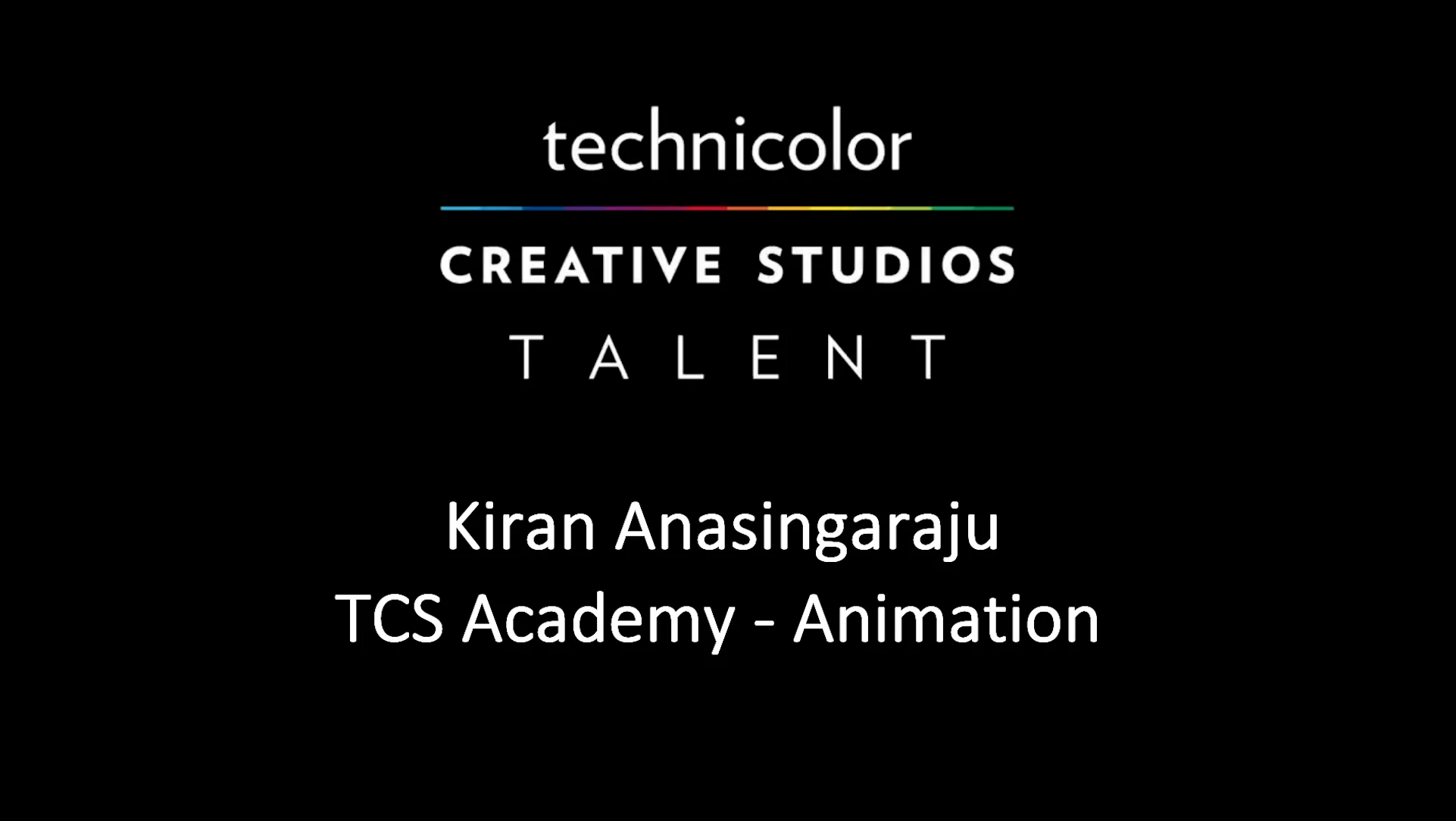 TCS Animation reel