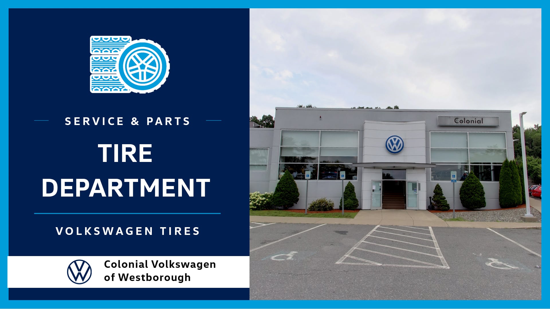 Volkswagen Tire Department Westborough, MA // Colonial Volkswagen of ...