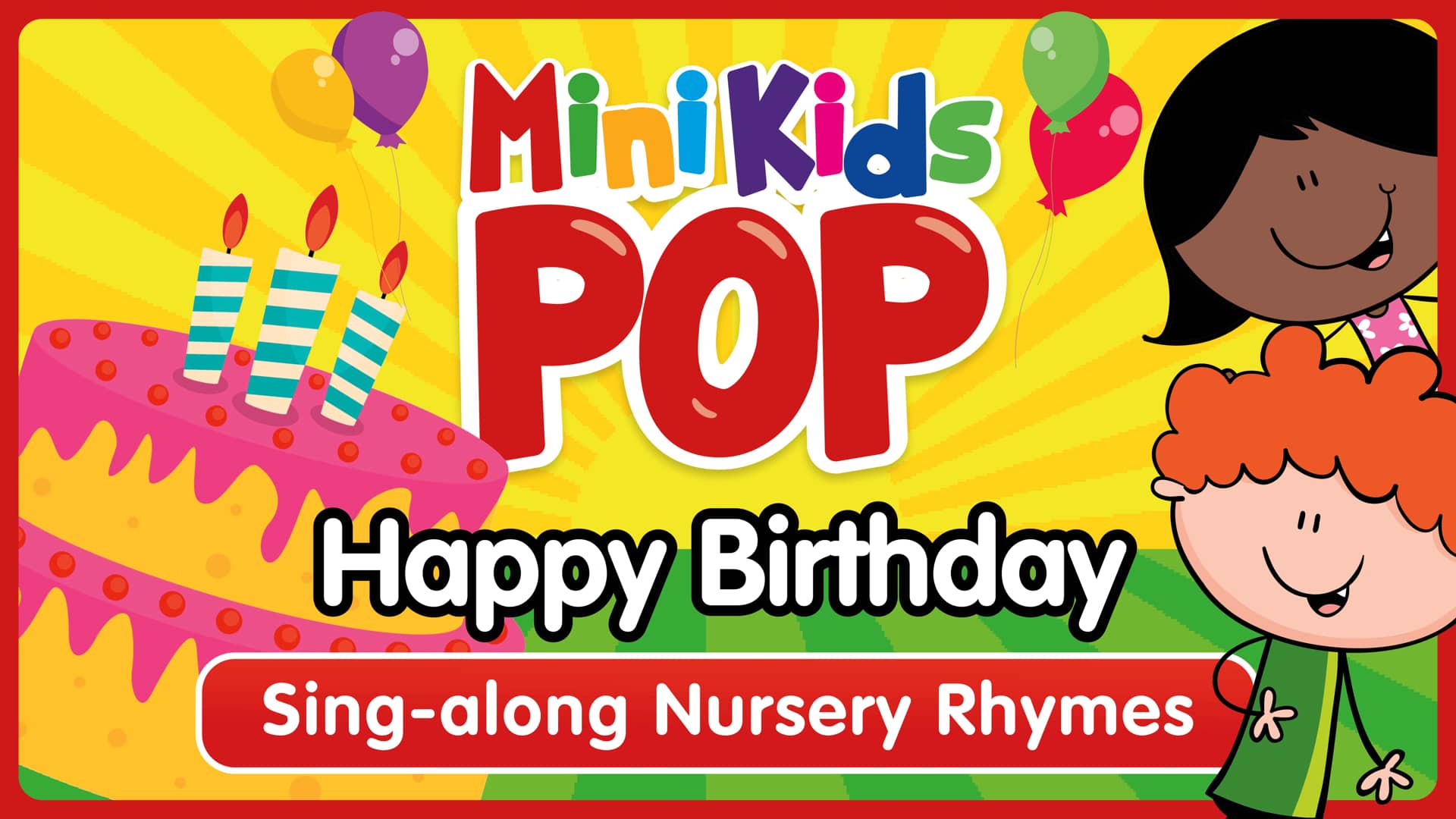 Happy Birthday Song for Children | Preschool Kids songs ABCs and 123s ...