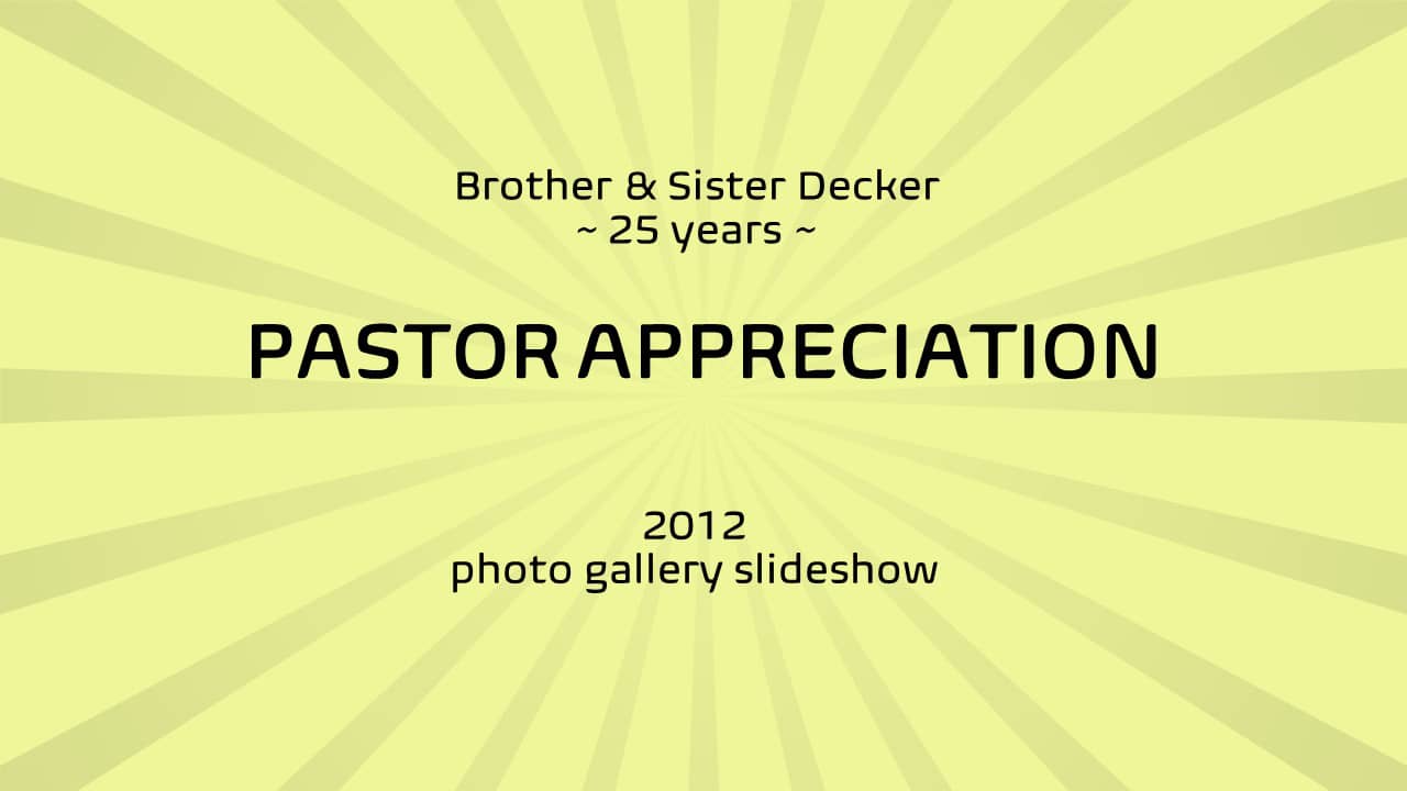 Honoring 25 Years of Pastorship on Vimeo