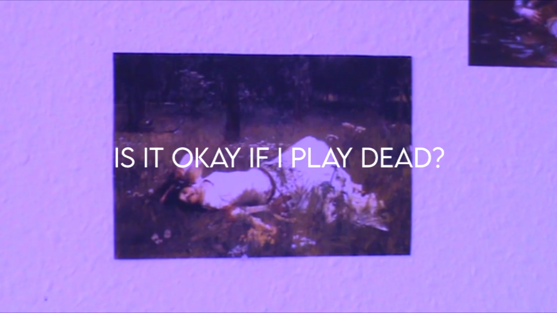 Is it okay if I play dead? on Vimeo