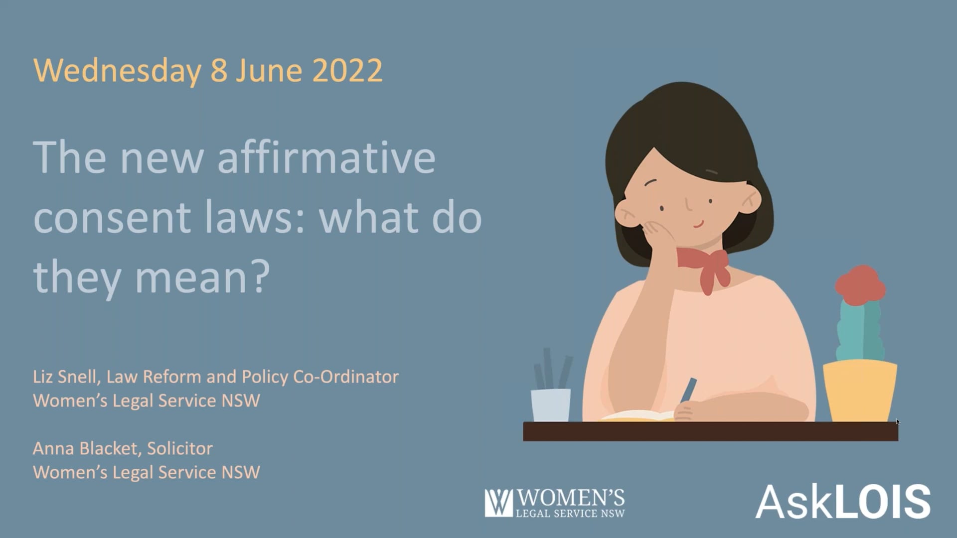 The new affirmative consent laws – what do they really mean? on Vimeo