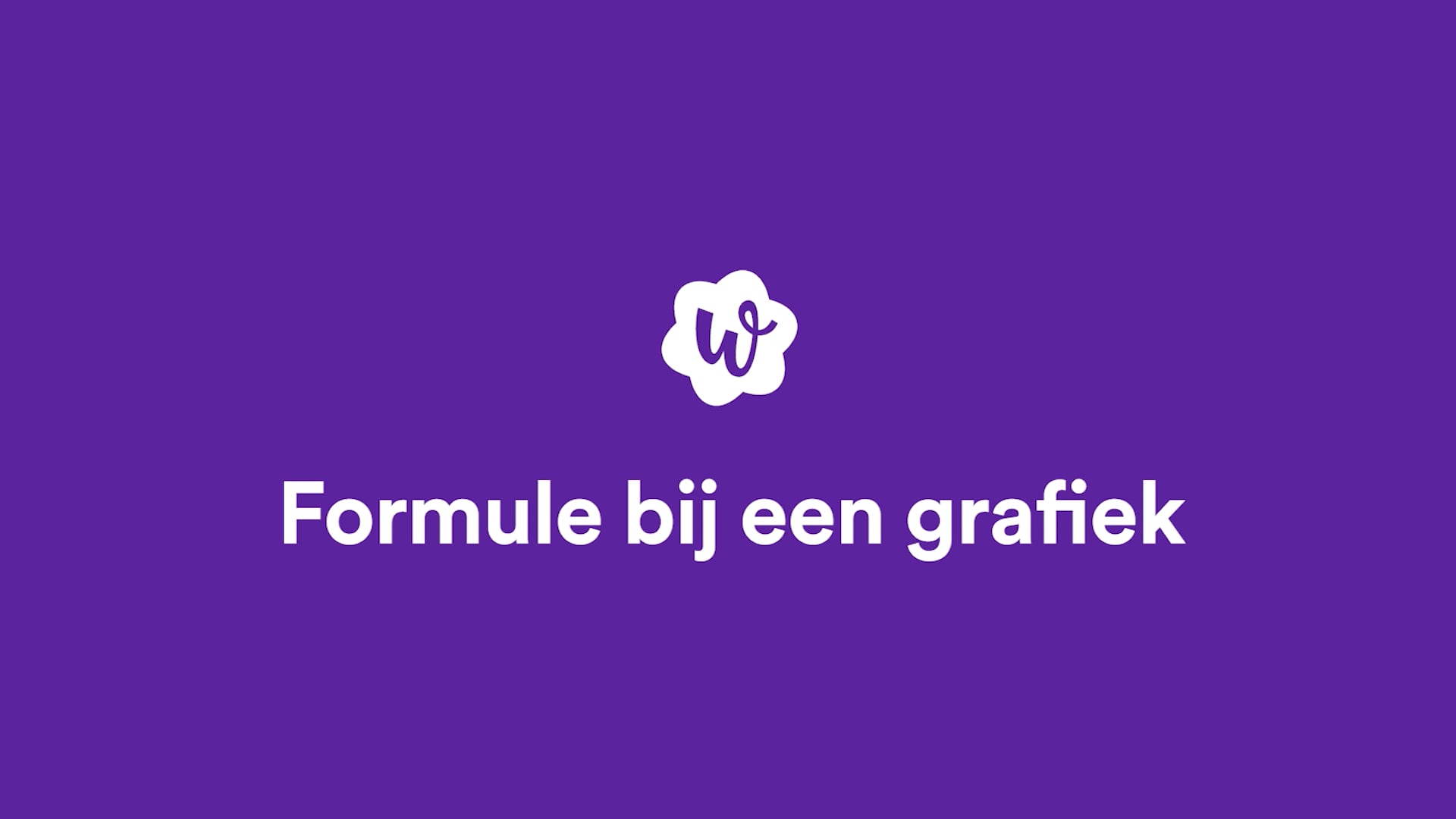 Formule bij een grafiek oefenen | StudyGo