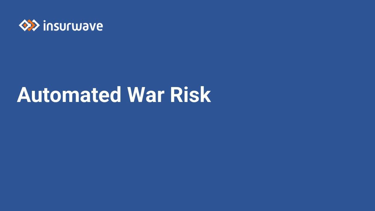 Insurwave Automated War Risk on Vimeo
