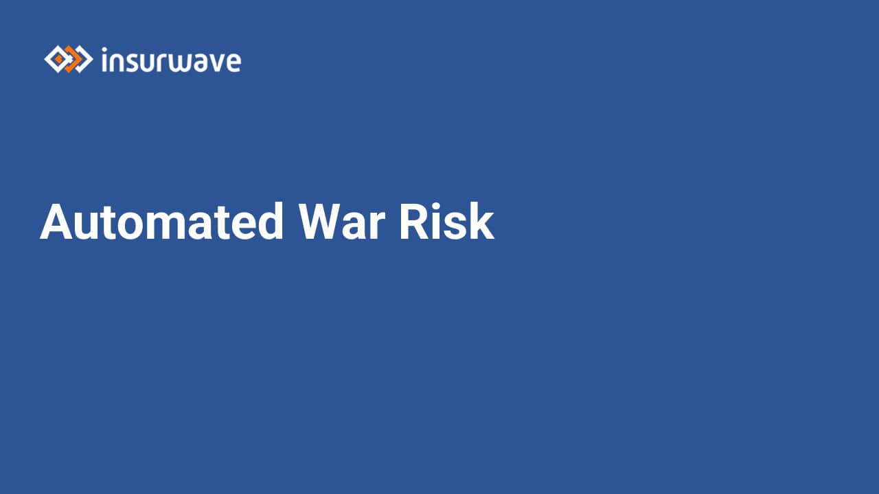 Insurwave Automated War Risk on Vimeo