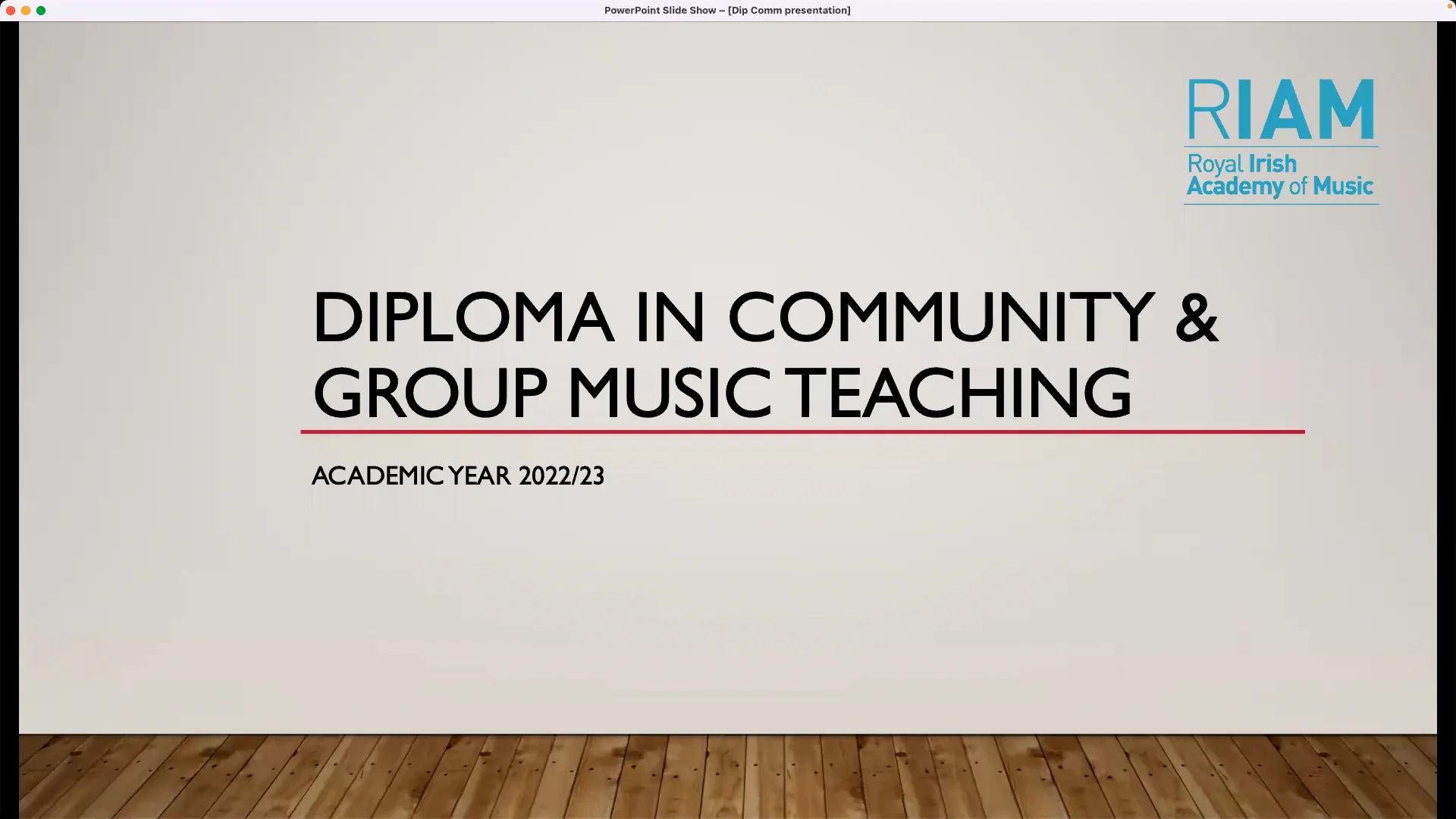 Online Q&A - RIAM Diploma in Community & Group Music Teaching on Vimeo