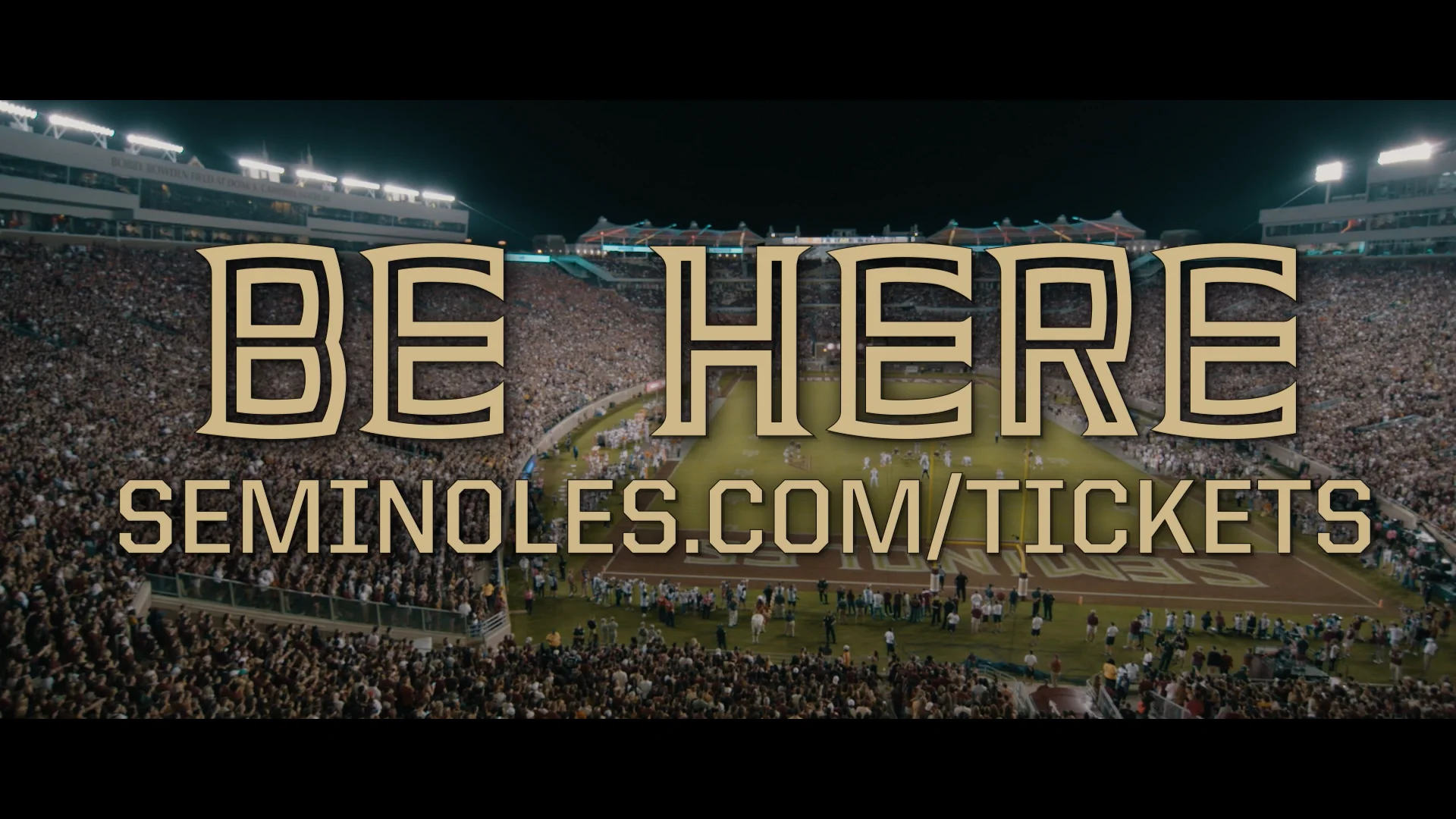 FSU Football Ticket Spot Video