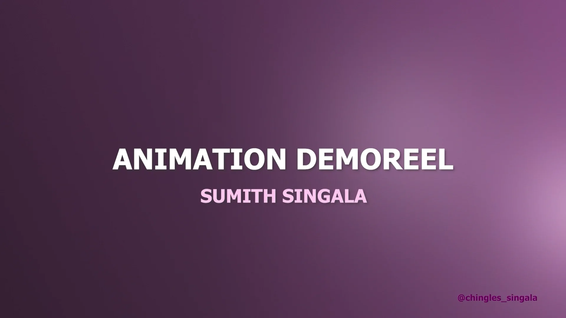 Sumith Singala : 2022 showreel on Vimeo