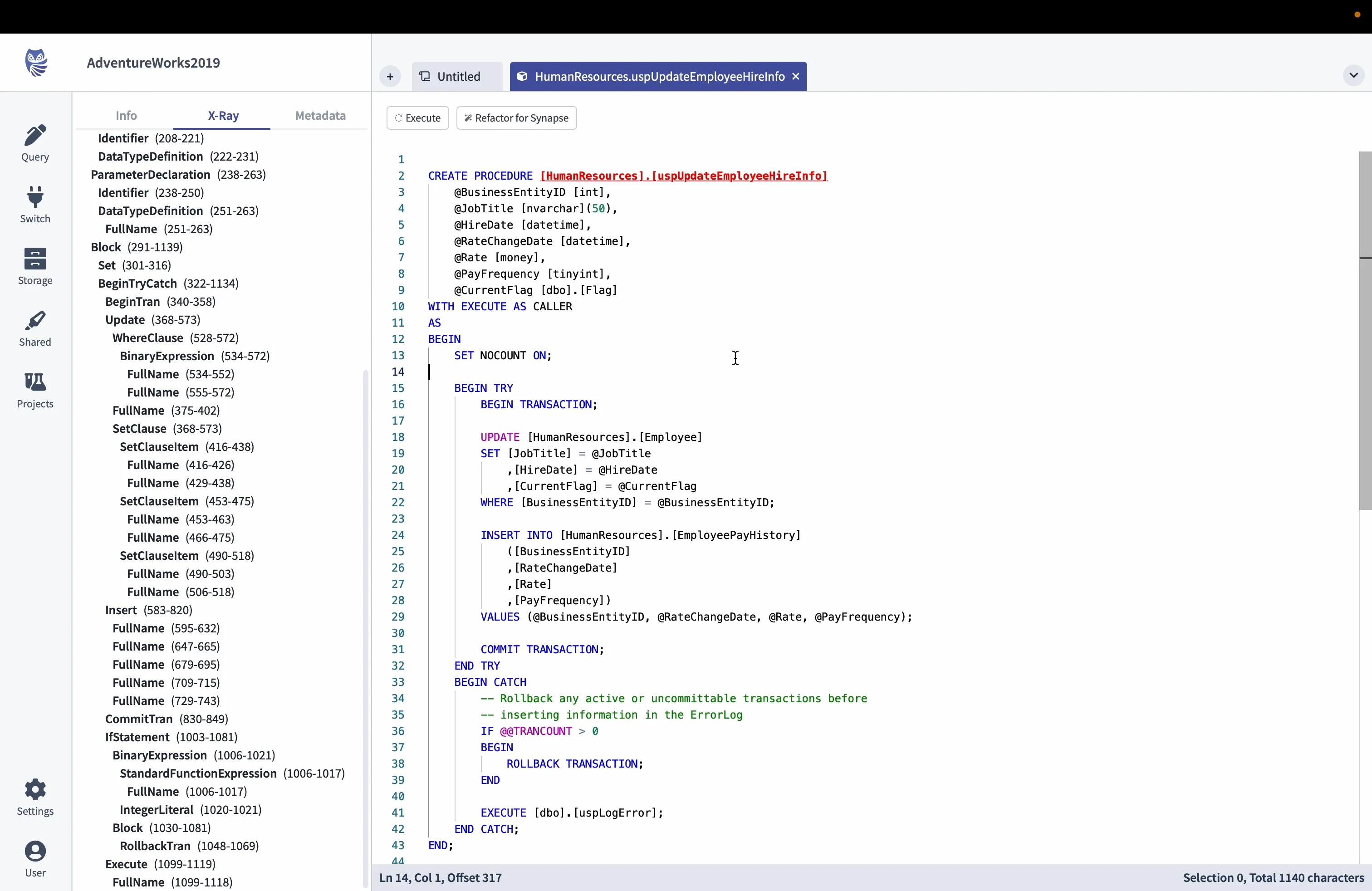 SQL Tran PoC on Vimeo