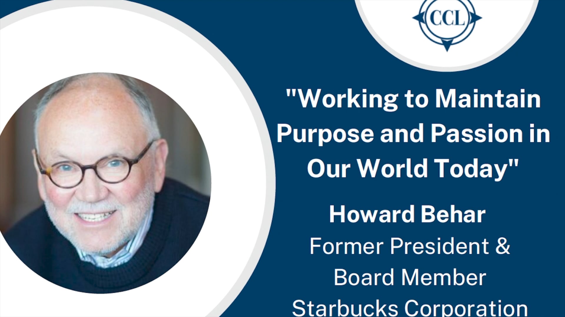 Howard Behar Leader Dialogue on Vimeo
