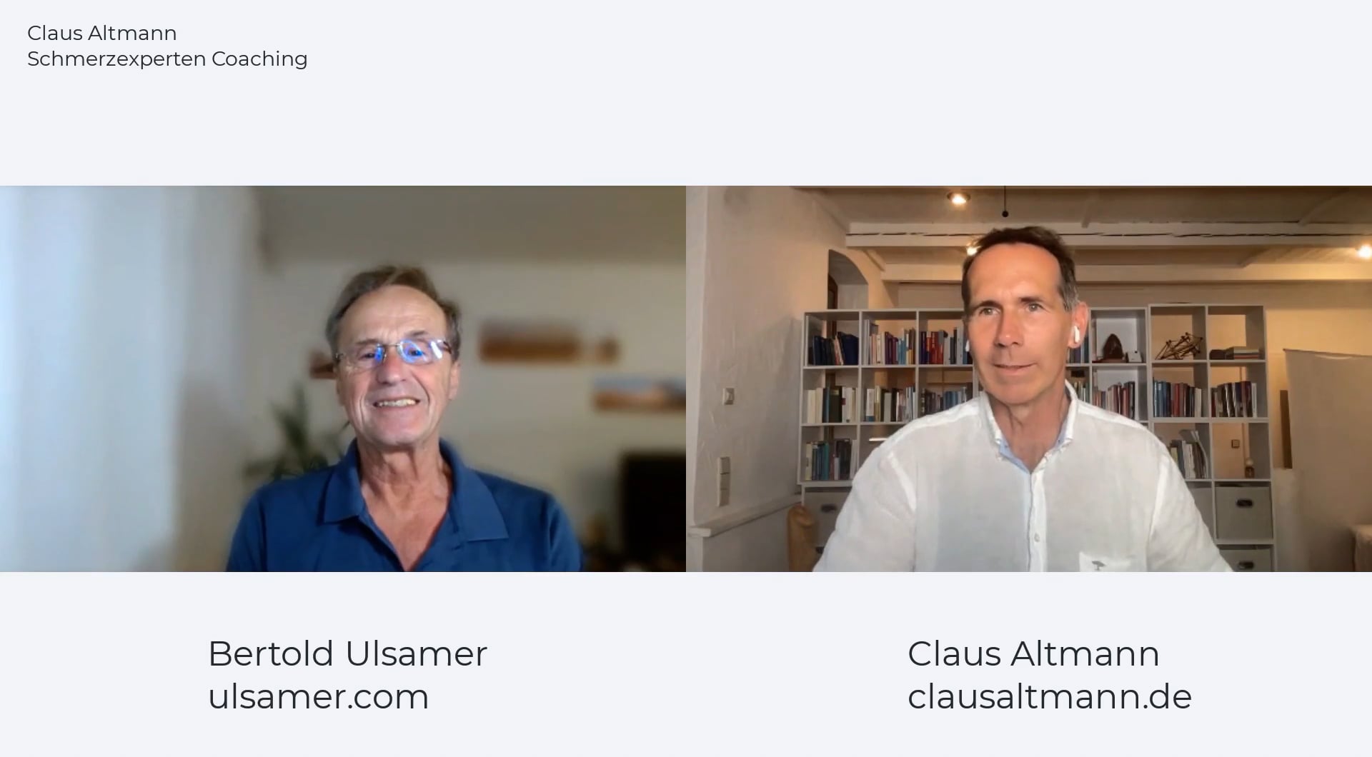Dr. Bertold Ulsamer-Claus Altmann-Live.mp4 on Vimeo